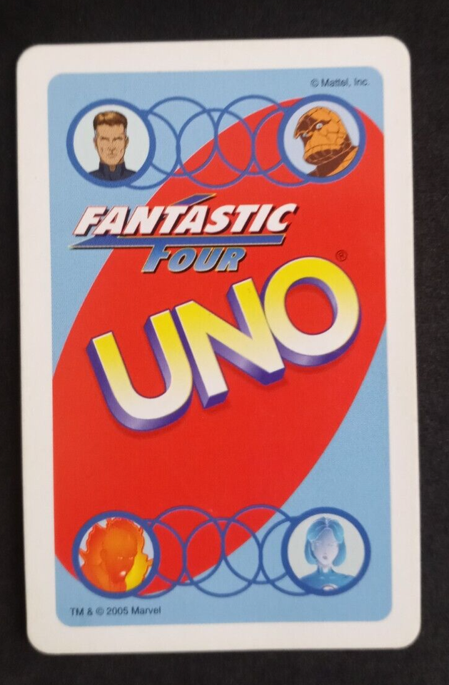 2005 Marvel UNO Fantastic Four Card Blue The Invisible Woman #7 (B) | eBay