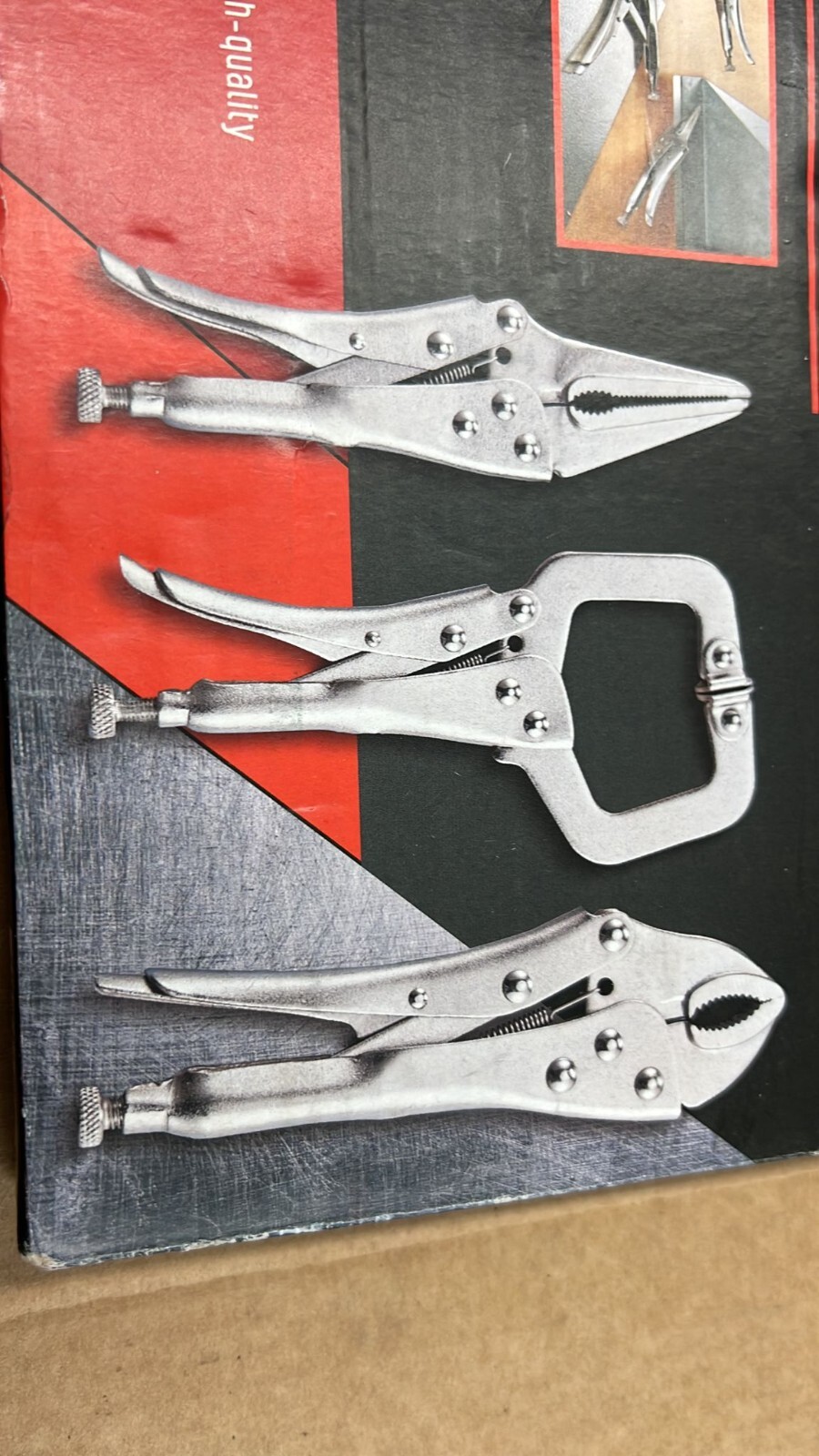 PARKSIDE® Grip Pliers Set, 3-part, Made of Carbon Steel | eBay
