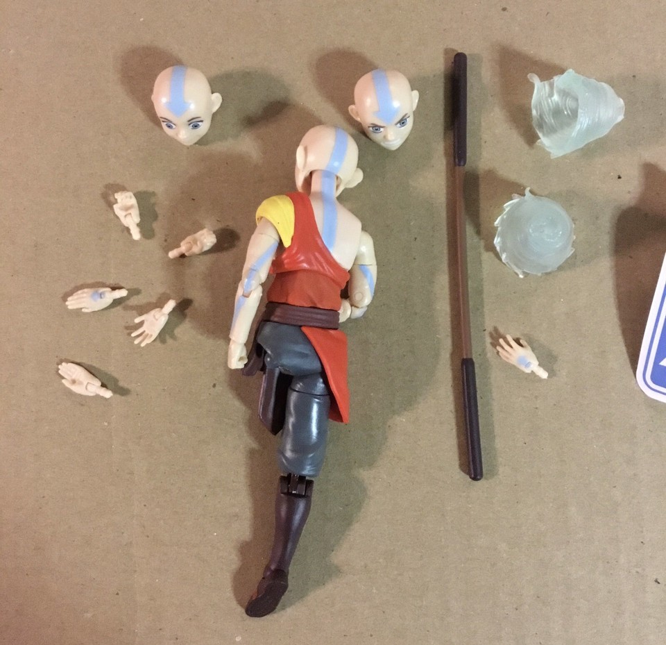 Avatar the Last Airbender Aang Figure, BEST AXN 5" Action Figure Fodder ...