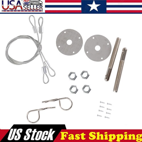 Universal Stainless Steel Hood Pins / Bonnet Lock Pin Kit New | eBay