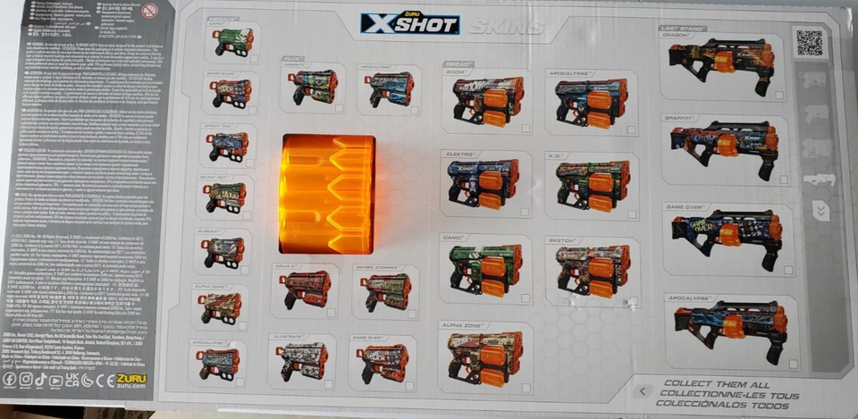 XShot X-Shot Skins Last Stand - Apocalypse 16 Darts by ZURU | eBay