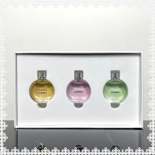 Chanel Coco Parfum Miniatures Set 3x7.5ml/0.25floz:Chance.Eau Fraiche ...