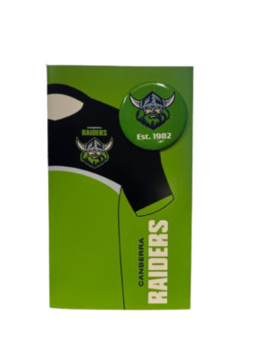 NRL Gift Card With Badge - Canberra Raiders - Gifts - Supporter | eBay ...