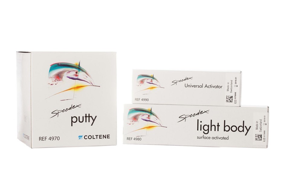 Coltene Speedex C- Silicon Impression Putty Set (Putty +Activator+Light ...