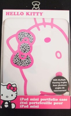 Hello Kitty iPad Mini Portfolio Case w Multiple Viewing Angles! Brand ...