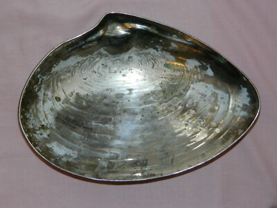 Rare Knock Off Unmarked Reproduction Wallace Clam Oyster Silverplate ...