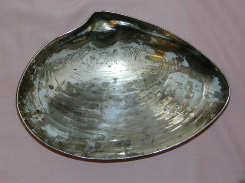 Rare Knock Off Unmarked Reproduction Wallace Clam Oyster Silverplate ...