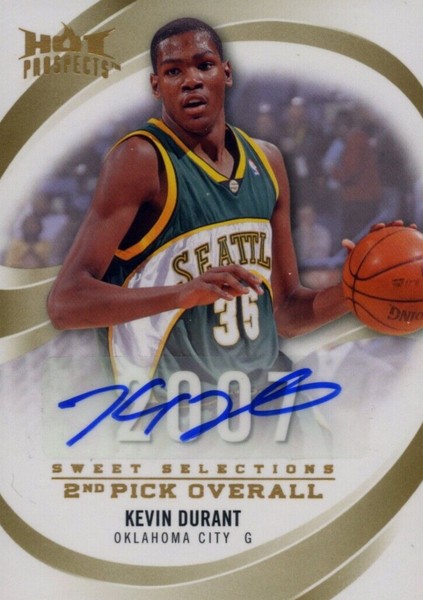 2008-09 Fleer Hot Prospects - Sweet Selections Autograph #SS-KD Kevin ...