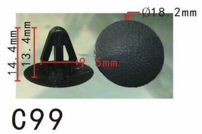 20pcs Fit TOYOTA 95-04 Tacoma Rear Fender Panel-Wheelhouse Liner Clip ...