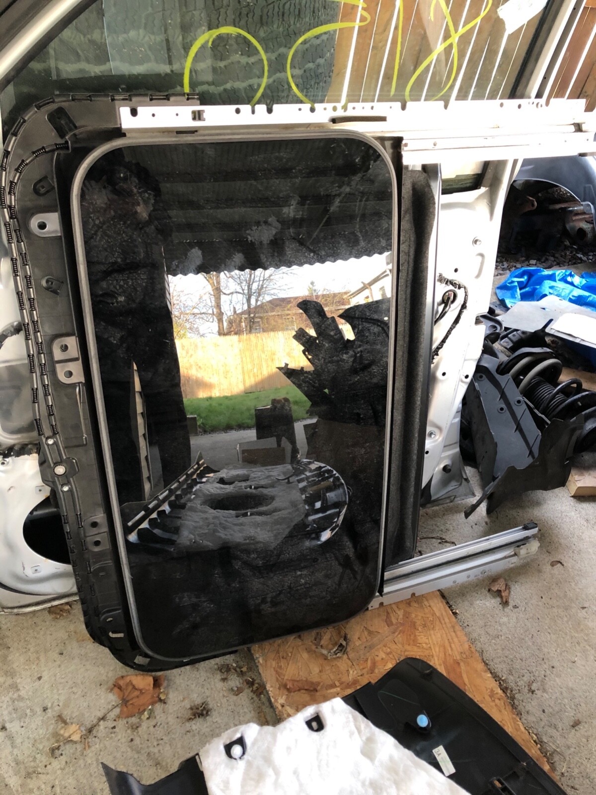 2015-2020 SUBARU WRX & STI SUNROOF SUN MOON ROOF GLASS & FRAME ASSEMBLY ...