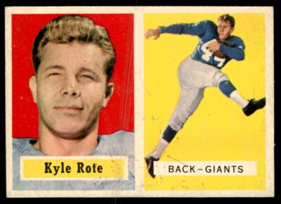 1957 Topps Kyle Rote New York Giants #59 | eBay
