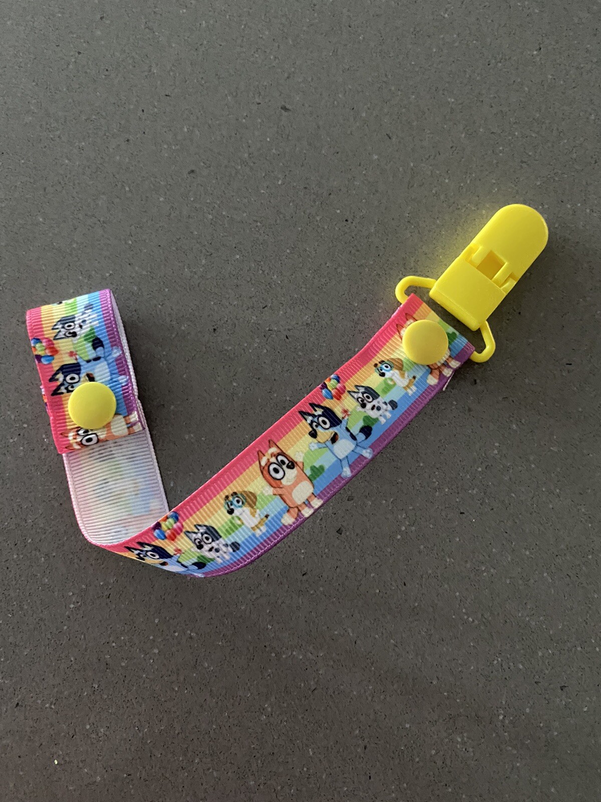 Baby Dummy Clips Pacifier Chain Soother Holder Strap Bluey | eBay