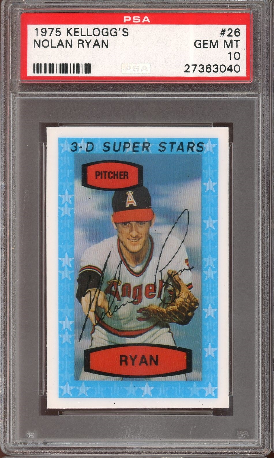 1975 Kellogg's Baseball #26 Nolan Ryan PSA 10 | eBay