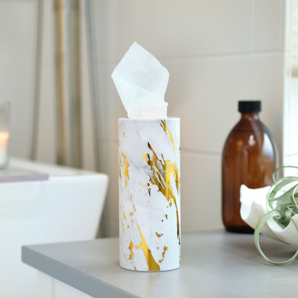 8-Pack Round Tissue Boxes for Car Cup Holder - Travel Size Refill ...