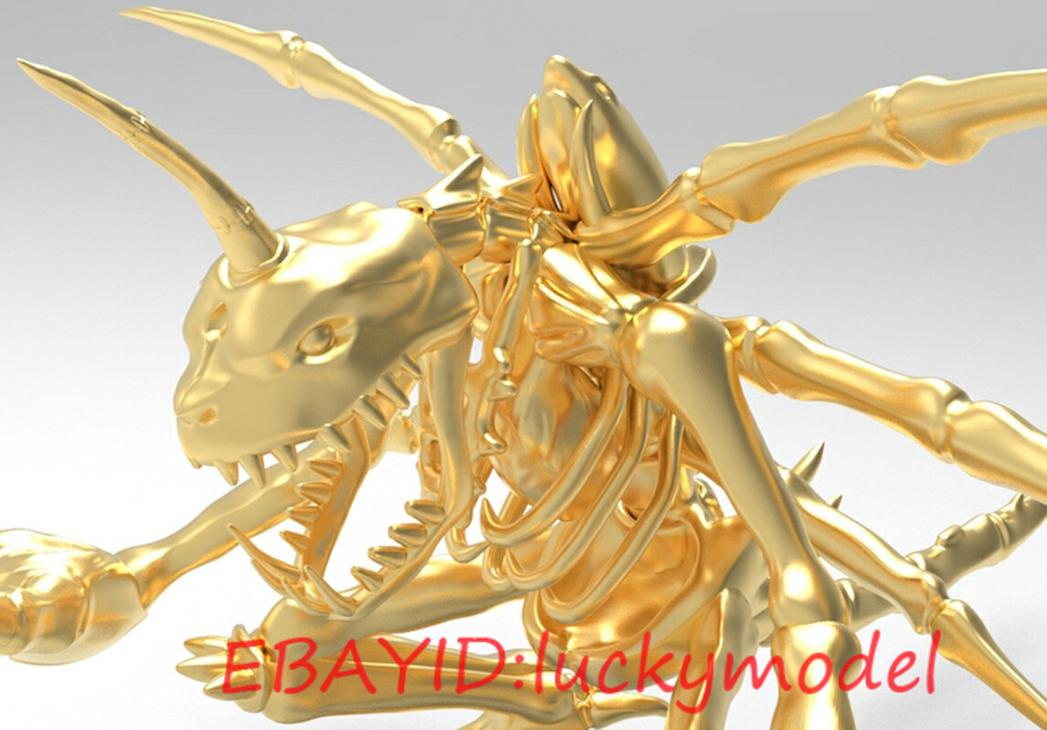 Unpainted Digimon Skull Greymon GK Resin GARAGE KIT FIGURES Model In ...