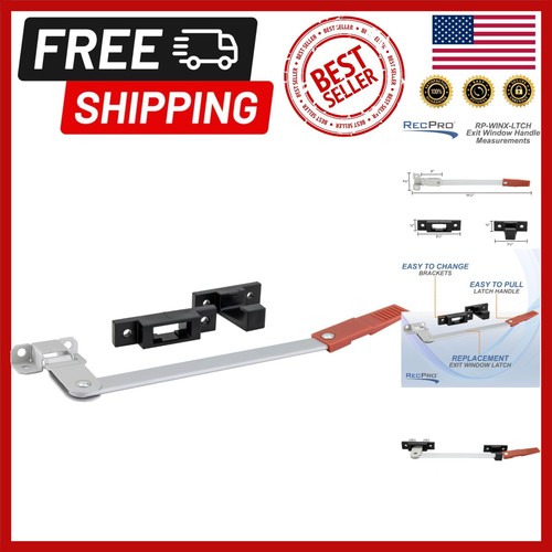 Easy-Install Emergency Exit Window Latch for RVs - Silver Design with ...