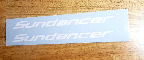 SUNDANCER Sea Ray Boat Decals stickers gloss white 19" FAST USA | eBay