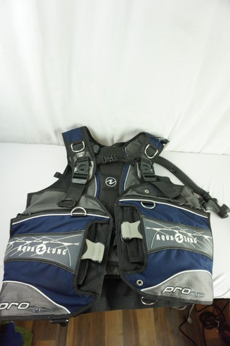 Scuba Dive BCD AquaLung Pro QD Mens Medium Scuba Vest Blue/Grey XL | eBay