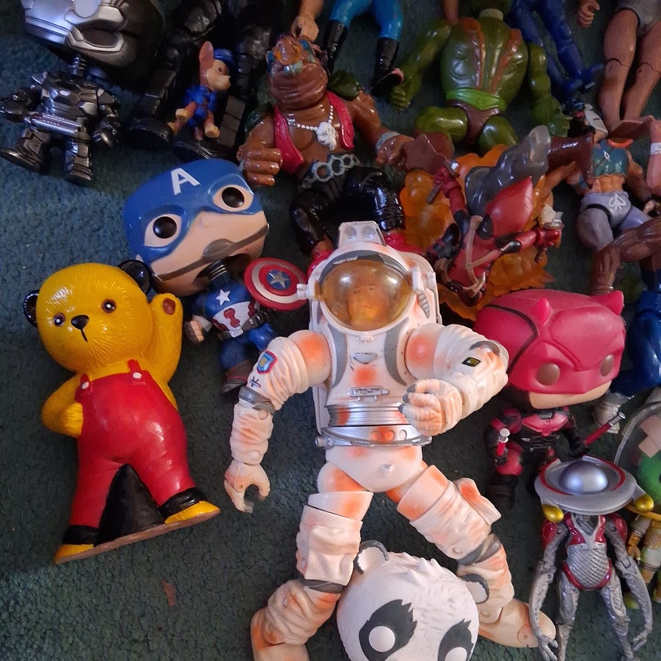 Plastic Action Figures Job Lot Various Brands Various Sizes See Photos ...