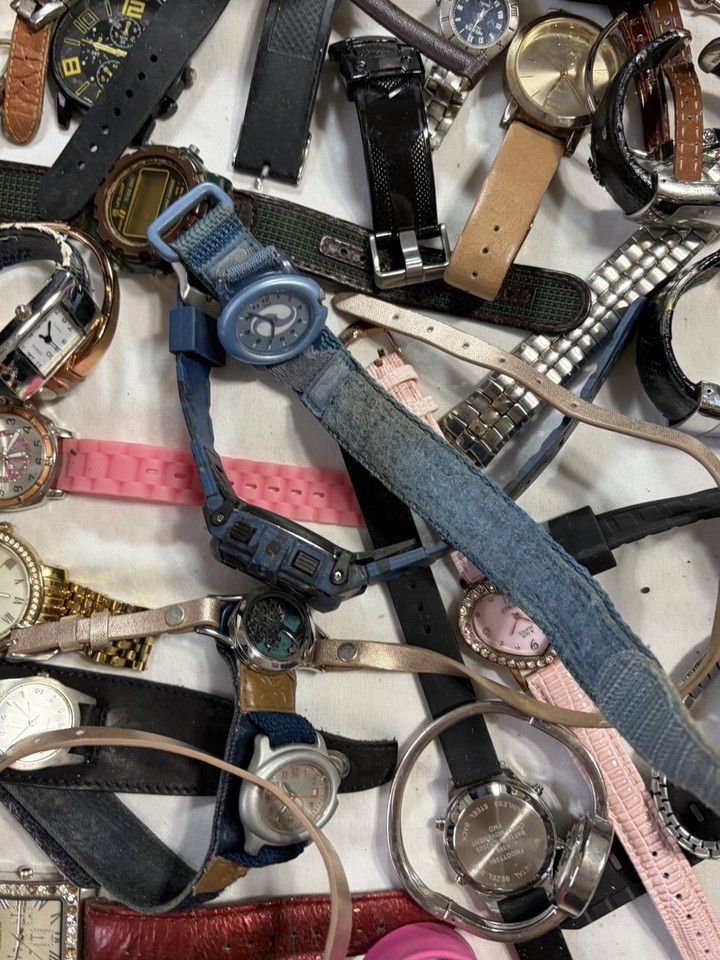 8+ Lb Lot Watches Parts/Repair Bulk Mixed Brands Watch Heads Bands ...