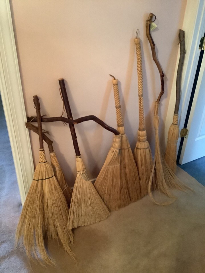 Handmade Broom Collection - 18 Brooms - From NC, Kentucky, Southwest VA ...