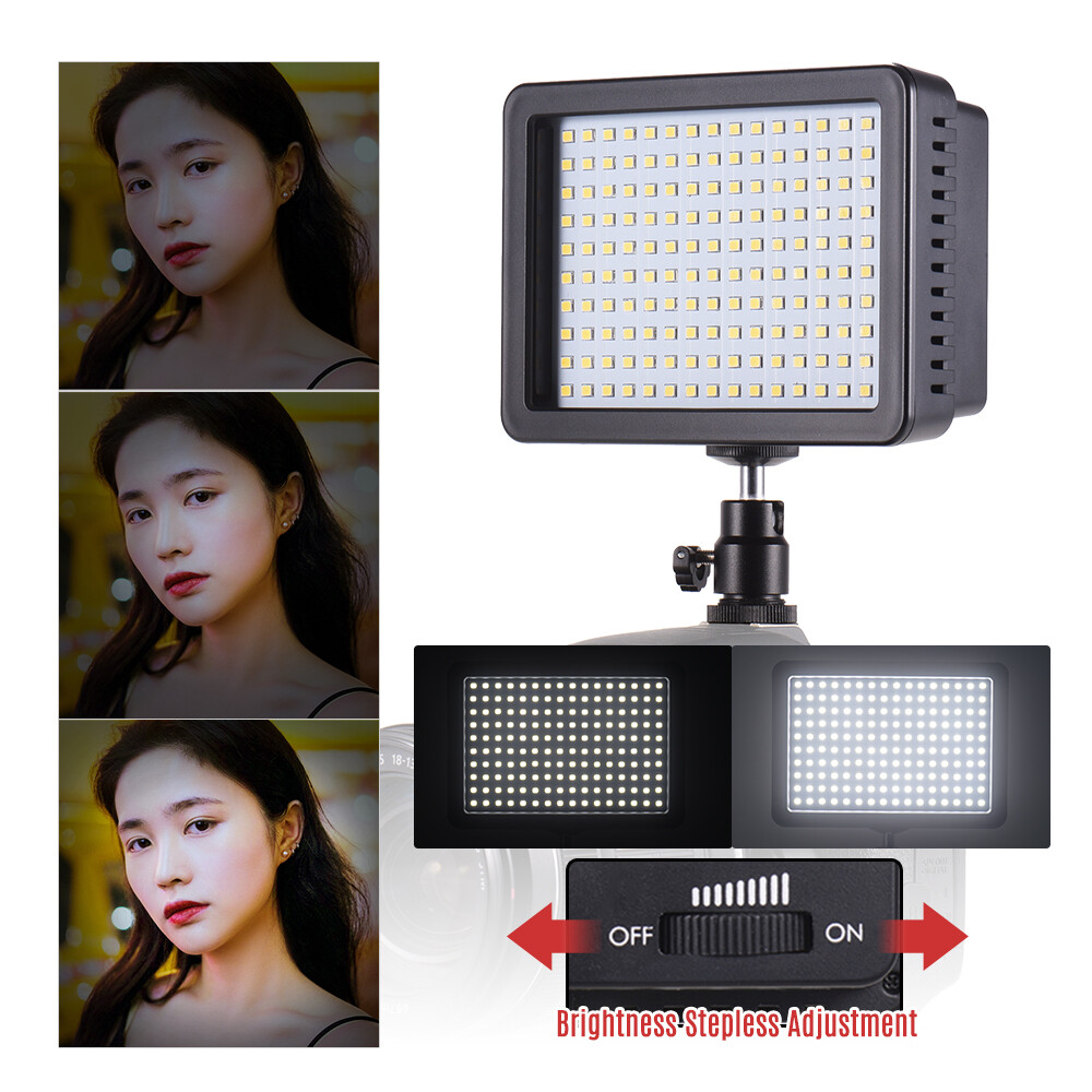 Andoer Portable 160pcs Video 5600K Color Temperaure with A6D7 | eBay