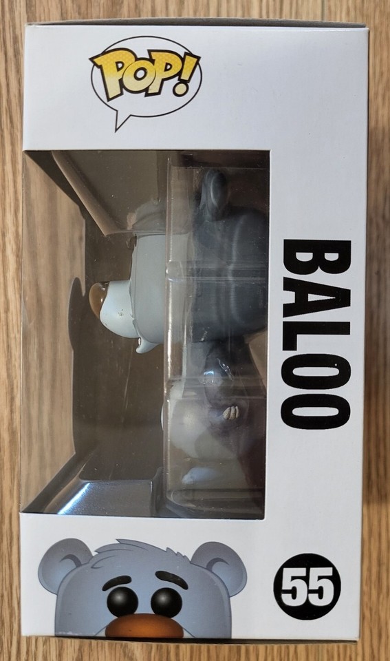 Funko Pop! Disney Baloo #55 The Bear From The Jungle Book Vaulted 2012 ...