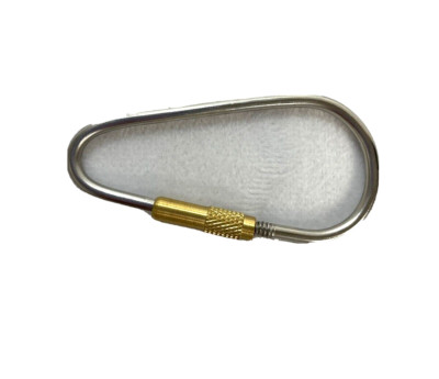 2 1/2" Carabiner Stainless Steel/Brass Screw Locking -Trident Diving ...