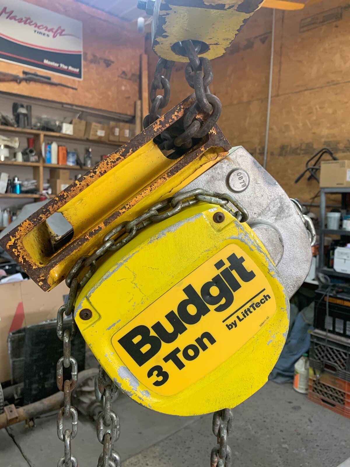 Budgit 3-TON Chain Hoist Manual Chain Fall 42 FT. USA03 for sale online ...