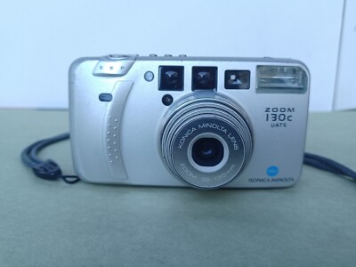 Konica Minolta Zoom 130C Date 35mm Point & Shoot Film Camera 38-130mm ...