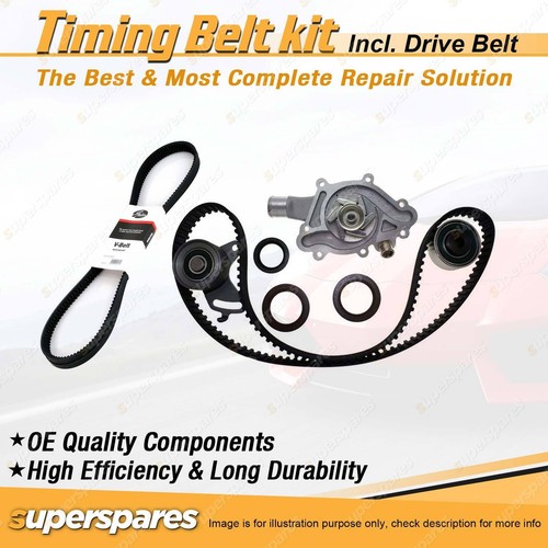 Timing Belt Kit & Gates Belt for Toyota Hiace LH56 85 LH100 Hilux LN51 ...