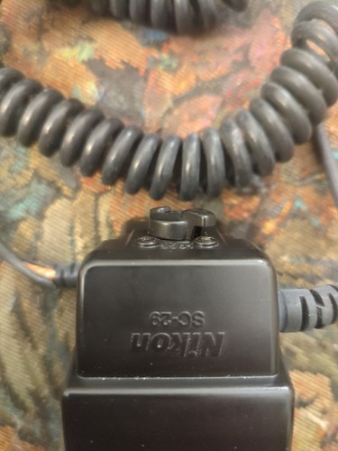 Nikon SC-29 TTL Remote Off Camera Flash Cable Cord w/ Adapter - Fair ...