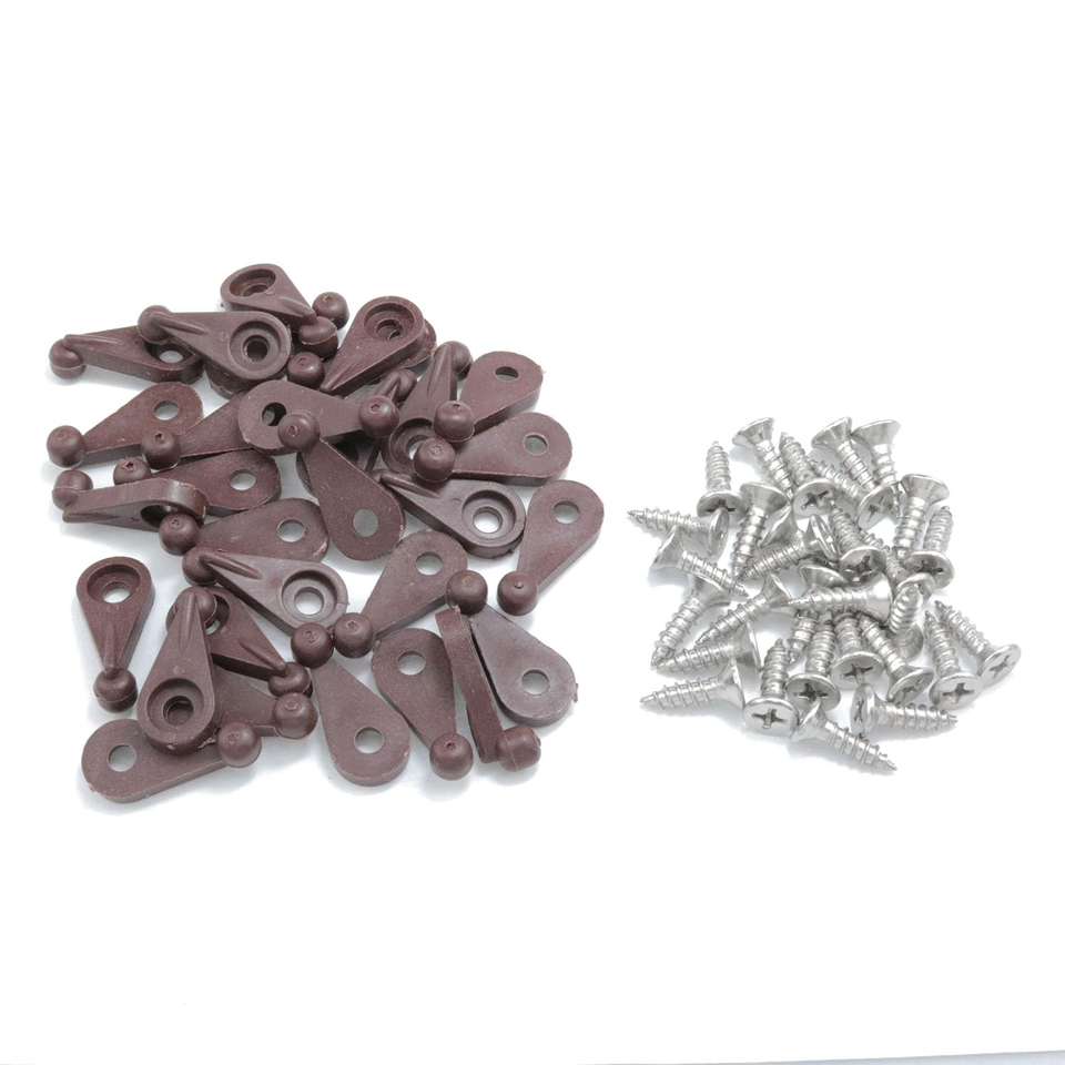 Glass Retainer Clips Brown Glass Panel Clips Screen Retainer Clips ...