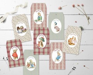 8 Vintage Style Beatrix Potter Peter Rabbit Thank you Gift Tags ...