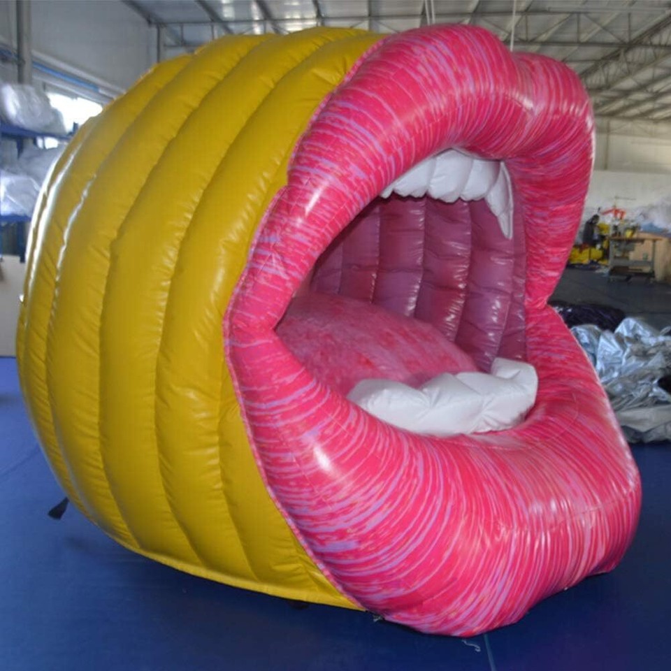 Large Inflatable Mouth Inflatable Lip for Stage Concert Party TV Show ...
