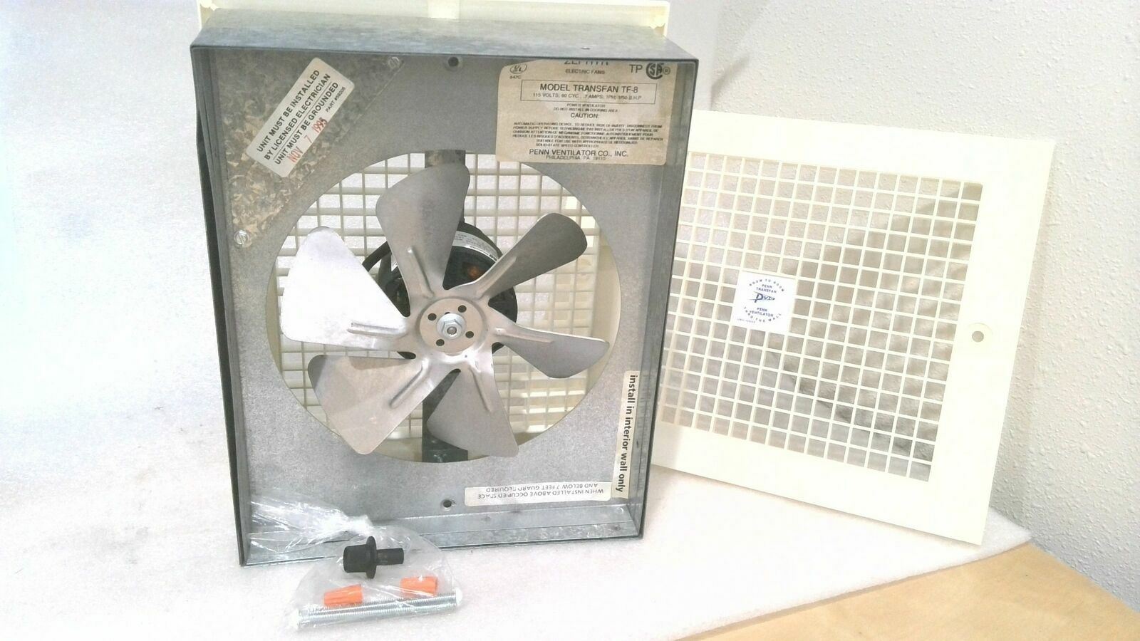 PENNBARRY ZEPHYR TF8 ROOM-TO-ROOM TRANSFAN, IN ORIGINAL PENN VENTILATOR ...