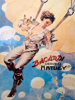 BACARDI RUM .. Classic Retro Advertising Poster Various Sizes | eBay UK