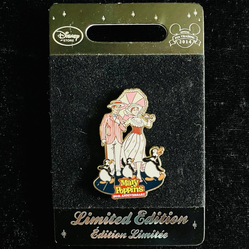 UK LE 300 Mary Poppins Bert Waiter Penguins 50th Anniversary DS Disney ...