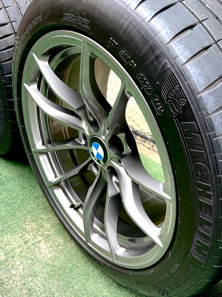 OEM BMW 18” 513M FORGED WHEELS TPMS 90% TIRES M2 M3 M4 E46 E92 F80 335i ...