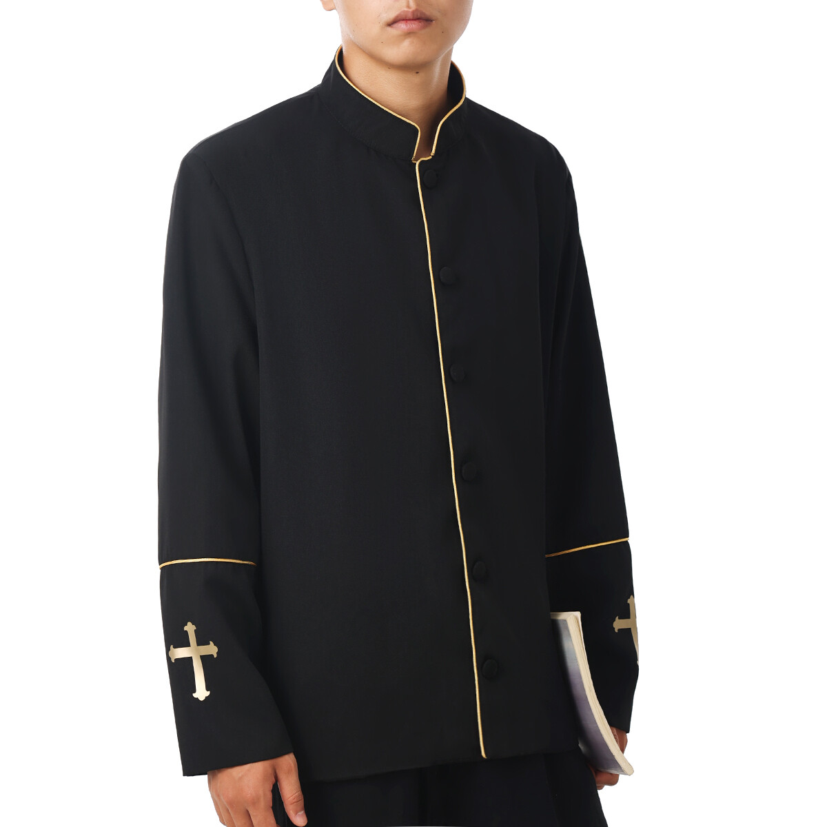 Clergy Men's Coat Priest Jacket Pastor Preacher Minister Clerical ...