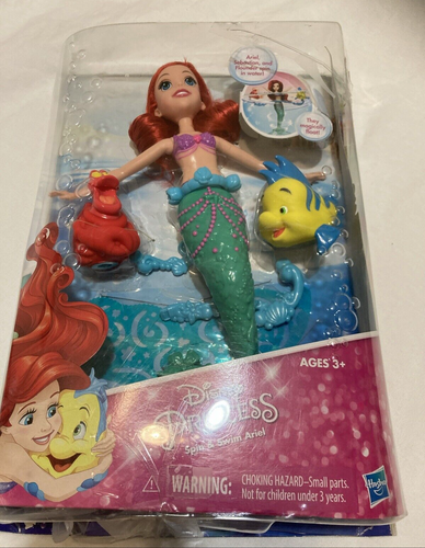 Disney Princess Ariel Little Mermaid Spin & Swim w/ Sebastian Flounder ...