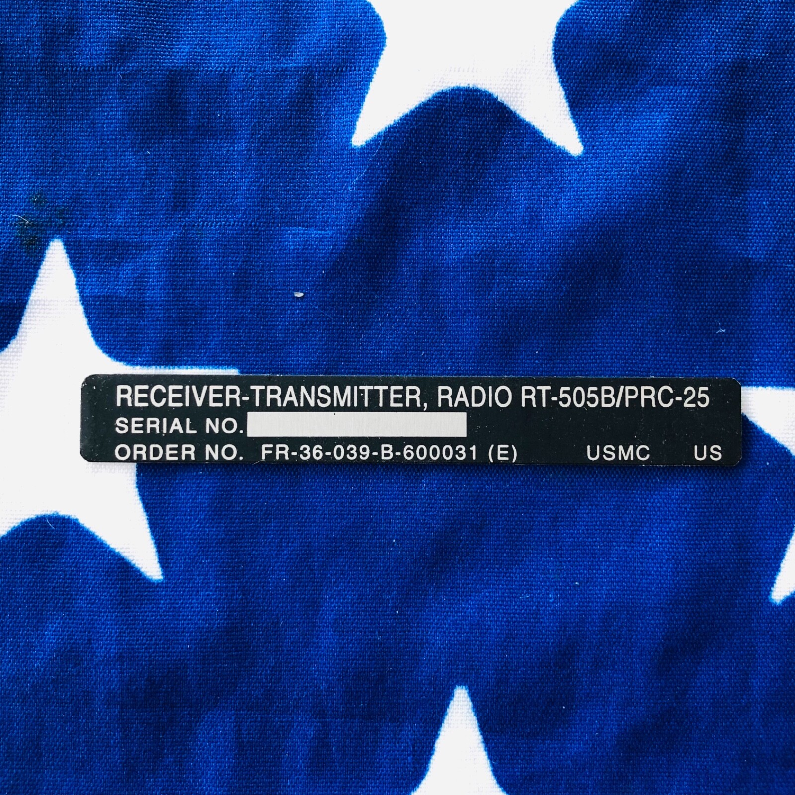 M151 M151A1 M151A2 MILITARY RADIO M998 CUCV PRC25 DATA PLATE M561 M35A2 ...