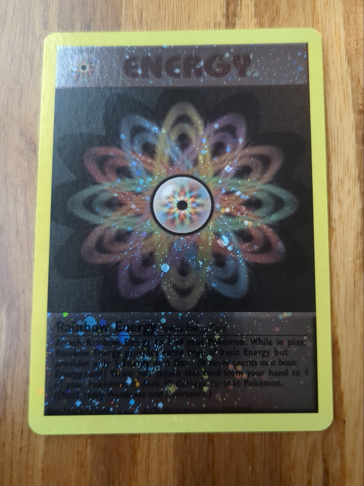 Rainbow Energy - WOTC League Championship Promo - Holo Pokemon Card | eBay