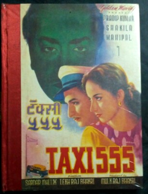 INDIA BOLLYWOOD HANDMADE PAPER DAIRIES WITH FILM POSTER COVER TAXI 555 ...