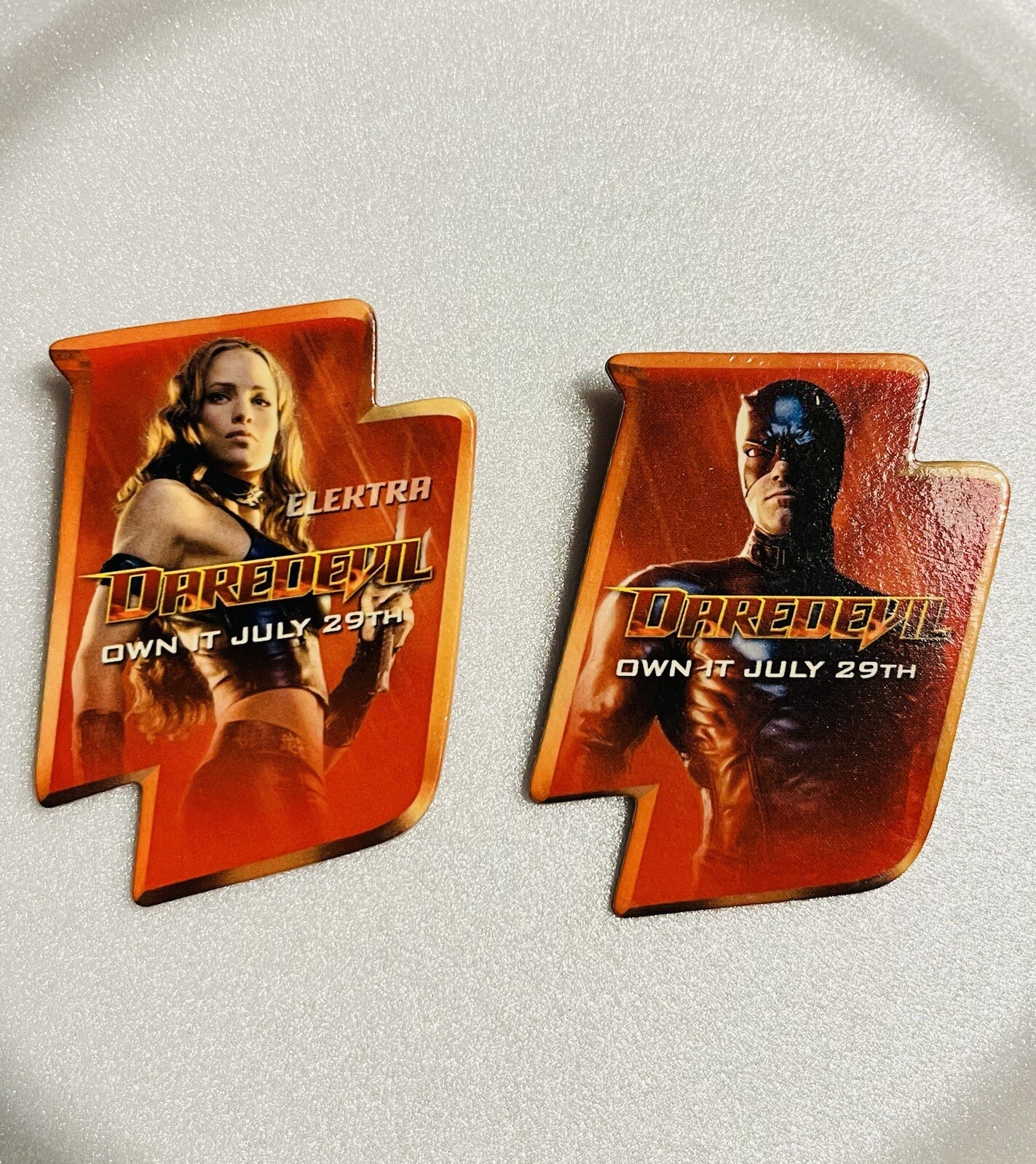 Daredevil Promo Movie Video Store Button Pin 2003 (SET OF 2) | eBay