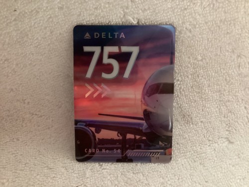 Delta 757 Pilot Trading Card. Card No. 54. NEW | eBay