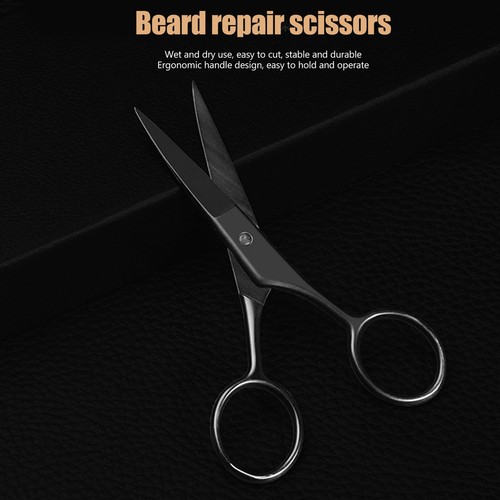 Beard Kit Folding Comb Small Scissors Beard Brush Beard Modeling Set ...