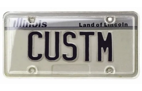 Clear White License Plate Tag Frame Cover Shield Protector for Auto-Car ...