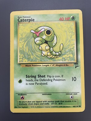 Caterpie 68/130 Base Set 2 Pokemon TCG | eBay