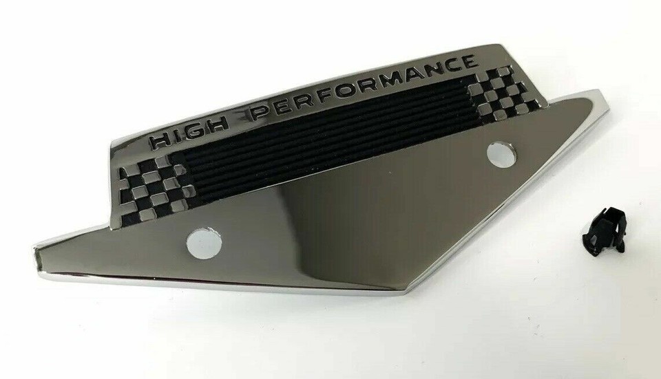 Chrome 351 V8 High Performance Fender Emblem For 1964-1966 Ford Mustang ...